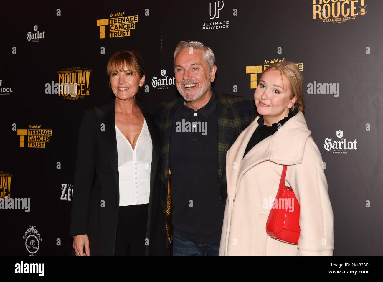 London, 29 September 2022, Brian Conley (Centre) with wife Anne-Marie ...