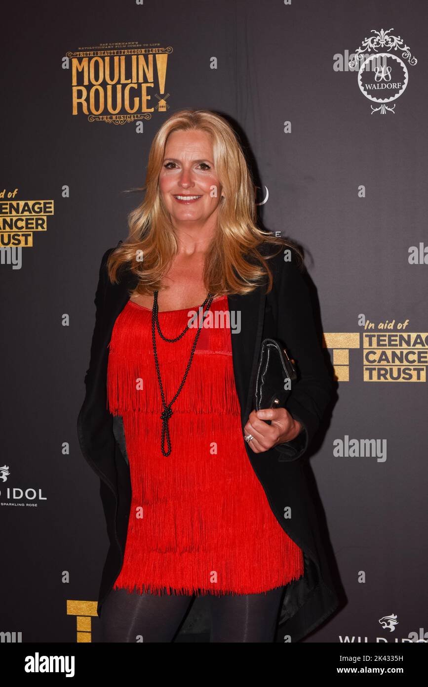 London, 29 September 2022, Penny Lancaster arrives for the Moulin Rouge ...