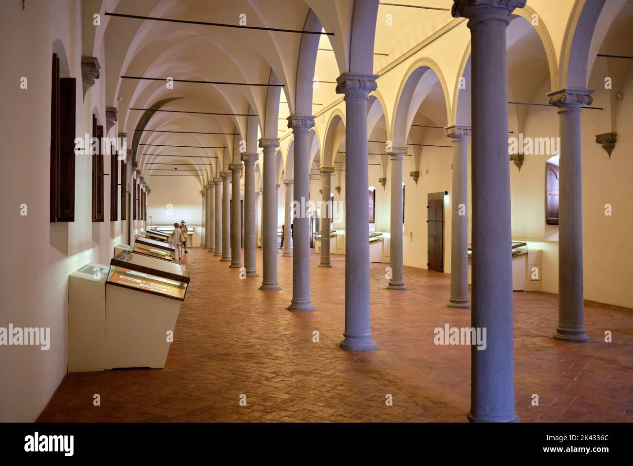 Library of the San Marco Museum in Florence Italy Stock Photo - Alamy