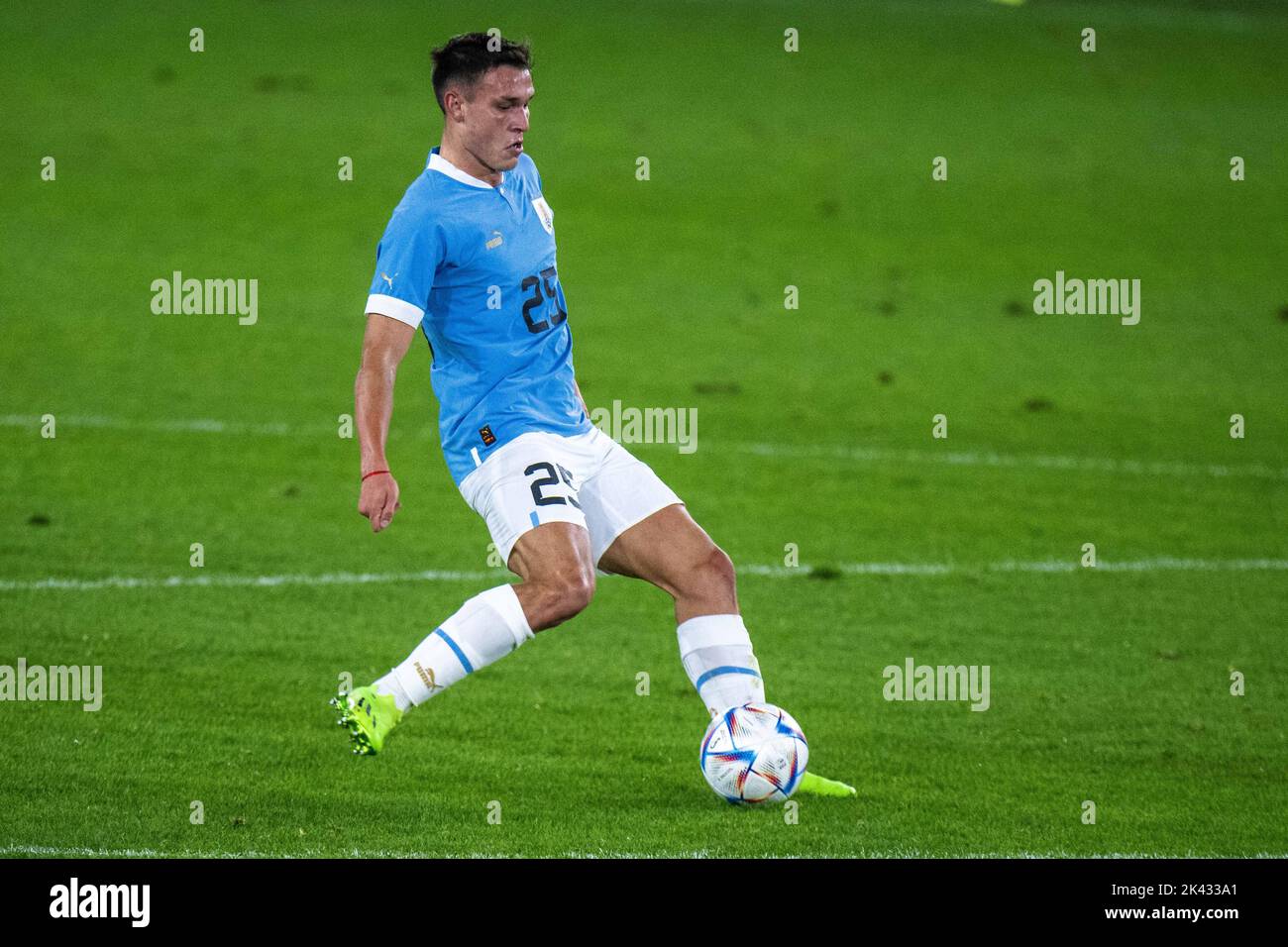 BRATISLAVA, SLOVAKIA - SEPTEMBER 27: Manuel Ugarte of Uruguay during ...