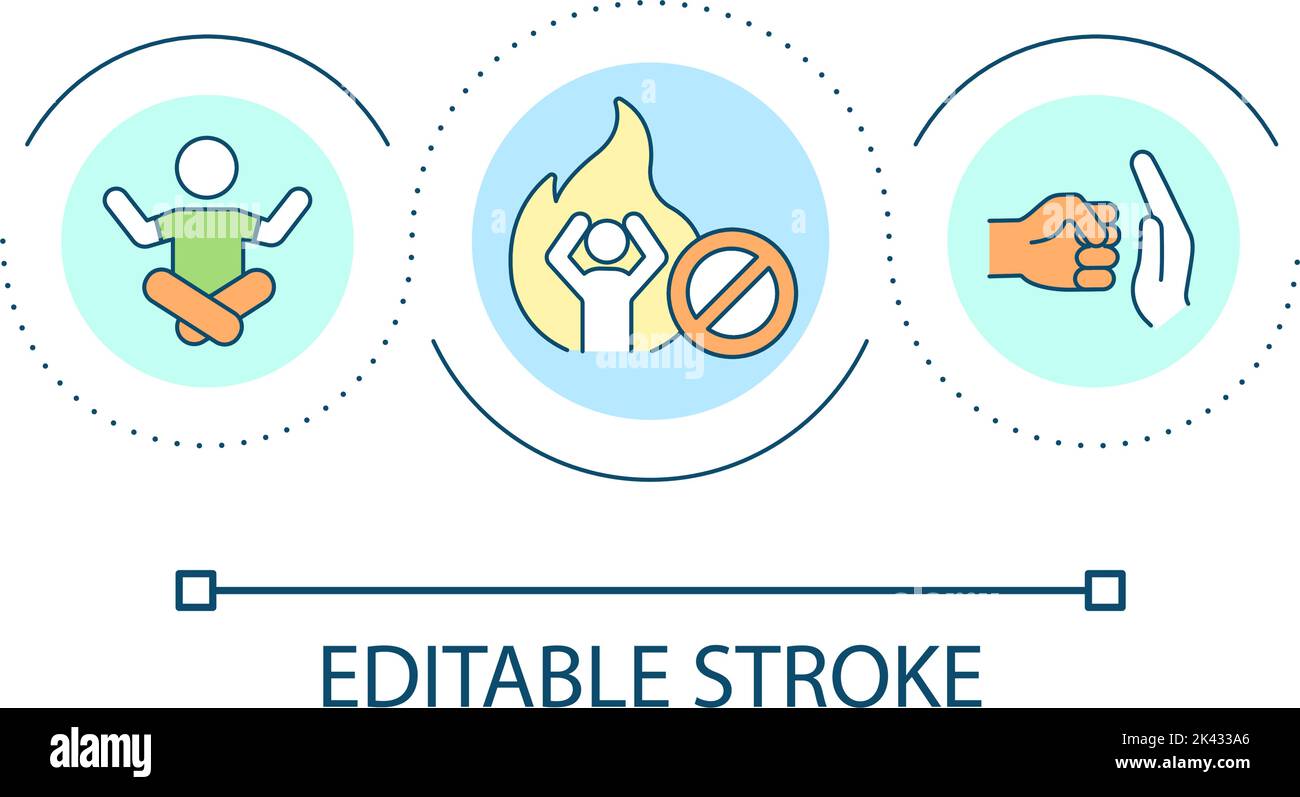 Dealing with problem Stock Vector Images - Alamy