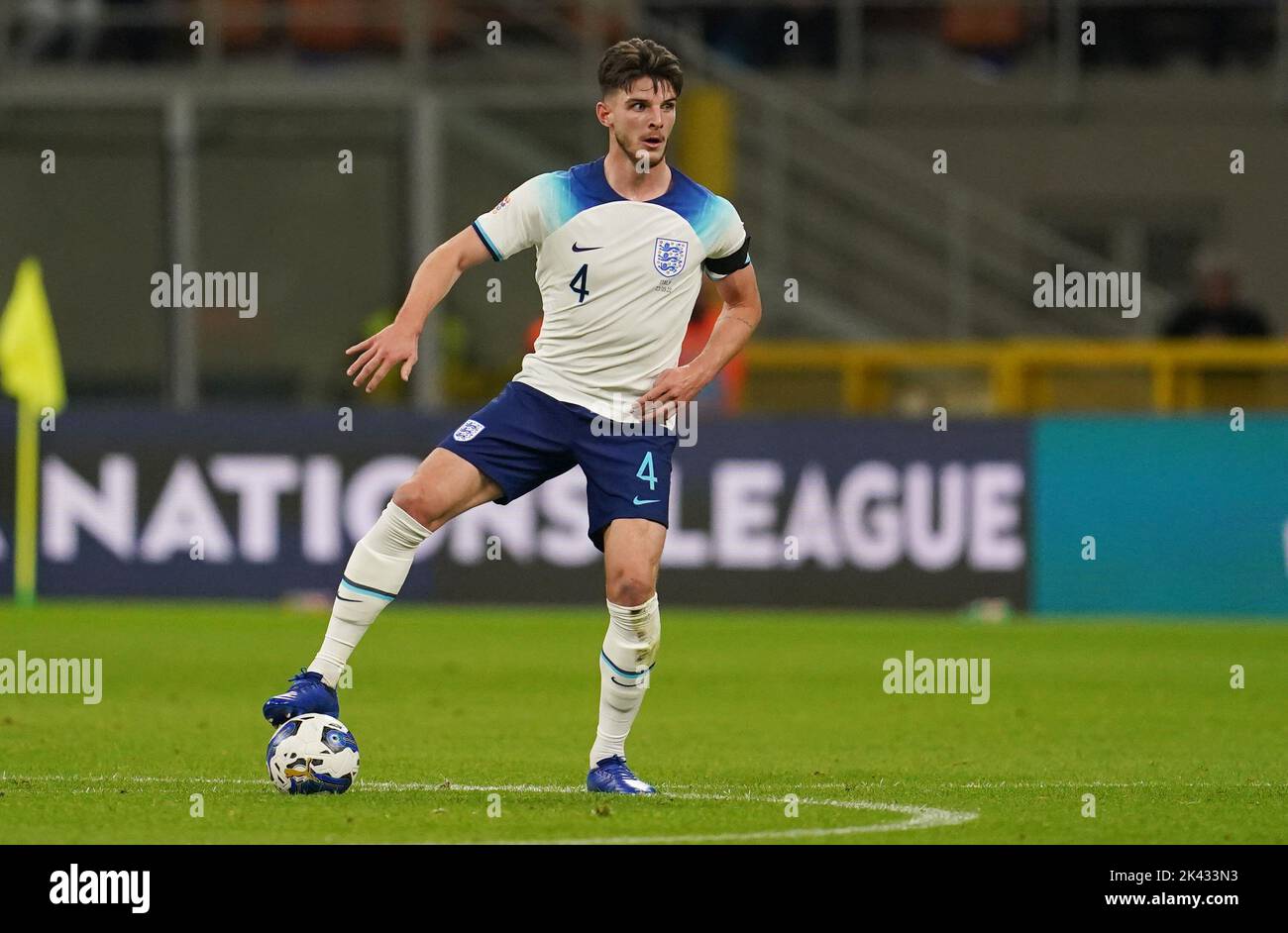 England's Declan Rice during the UEFA Nations League Group C Match at ...