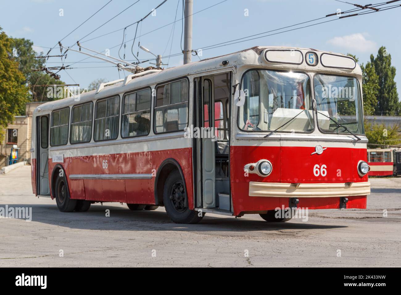 Soviet trolleybus hi-res stock photography and images - Alamy