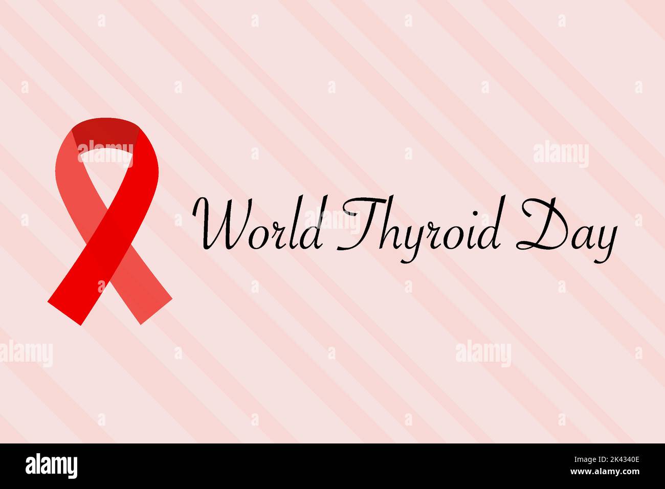 World Thyroid Day, symbolic ribbon. Banner Stock Vector Image & Art - Alamy