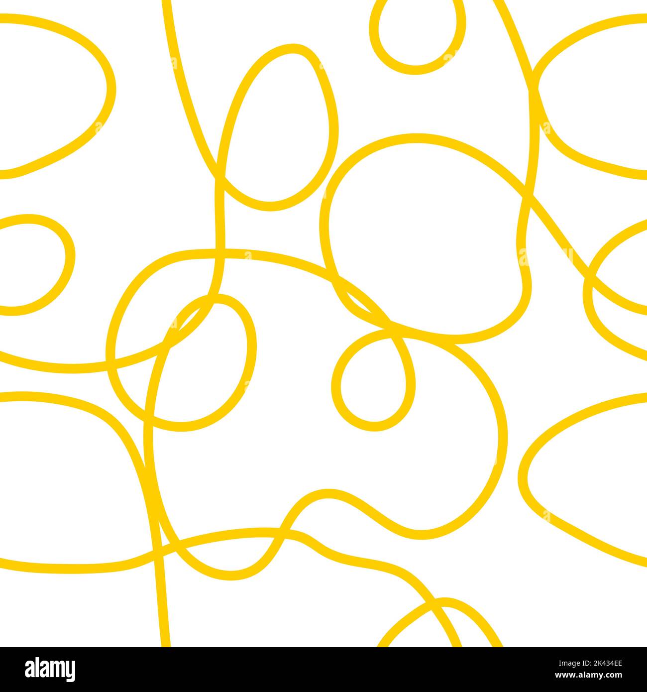 Abstract background with pasta, macaroni or spaghetti. Seamless pattern ...