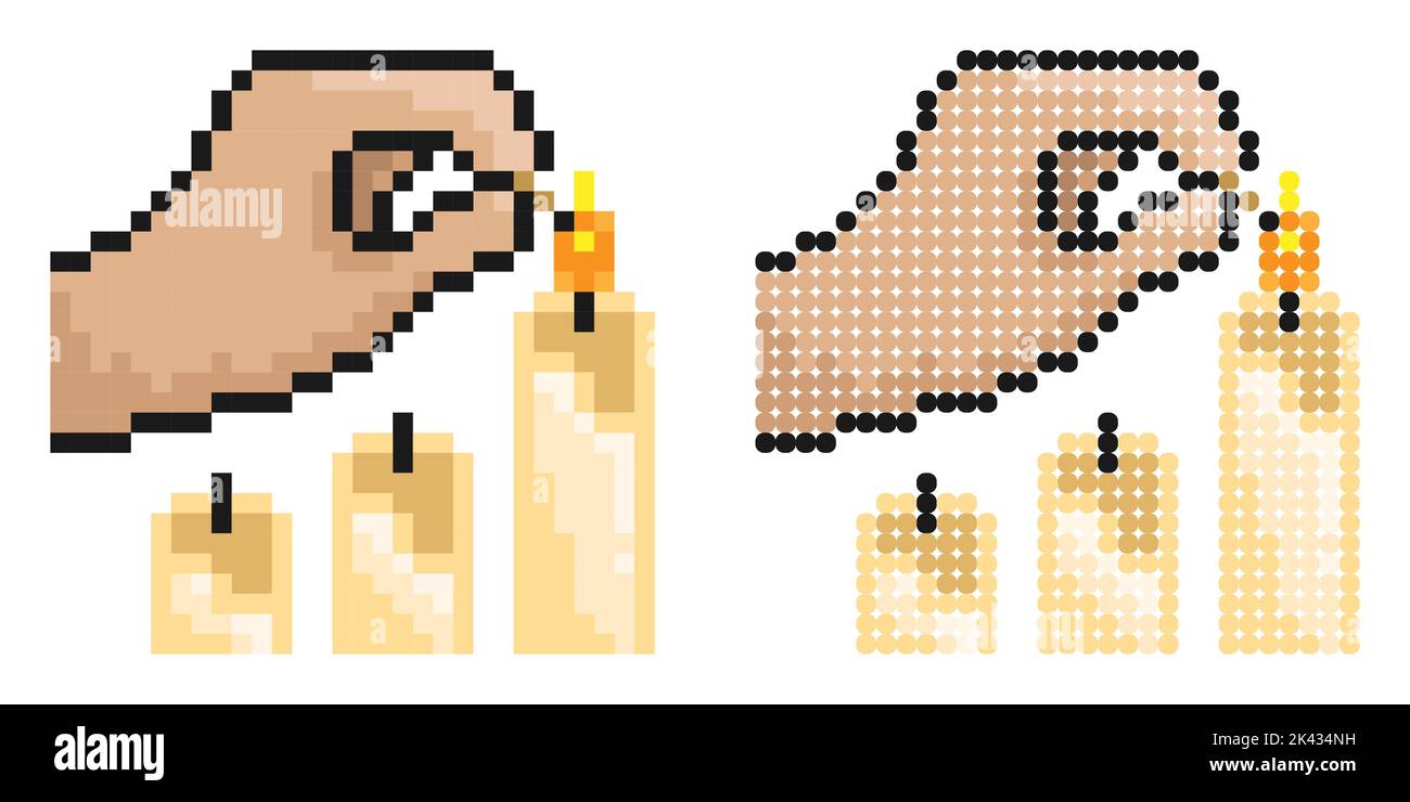 Pixel match stick hi-res stock photography and images - Alamy