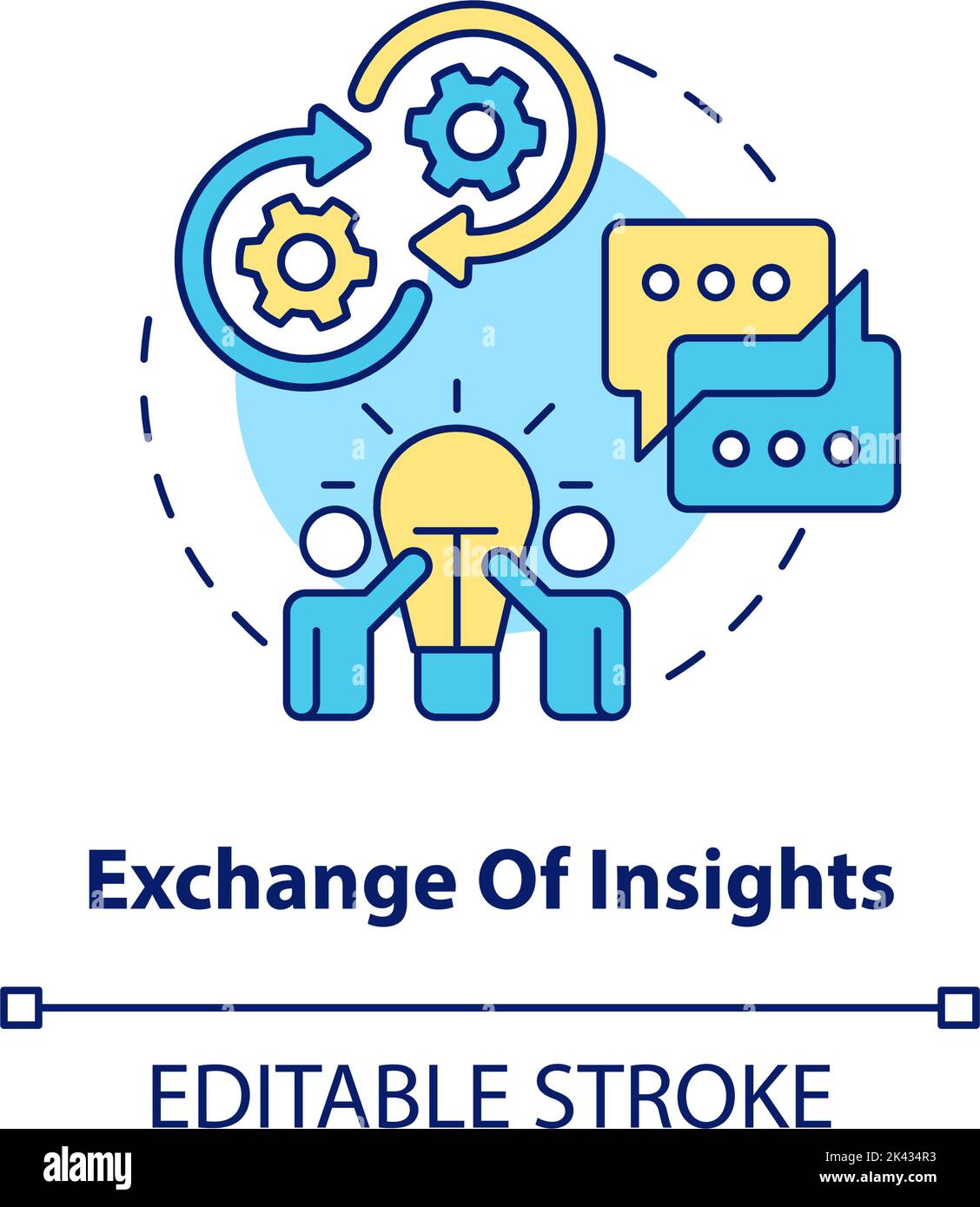 Exchange of insights concept icon Stock Vector Image & Art - Alamy Exchange of insights concept icon Stock Vector Image & Art - Alamy