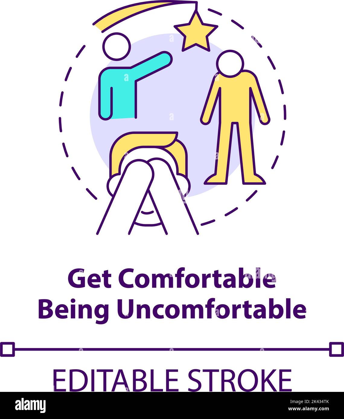 Very uncomfortable Stock Vector Images - Alamy