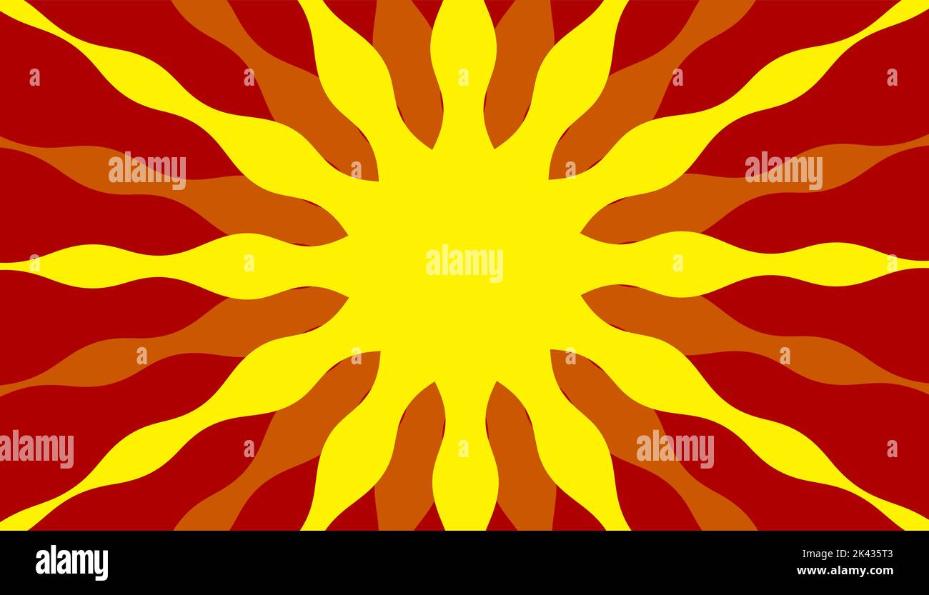 Sun with rays pattern. Vector sun illustration Stock Vector Image & Art ...