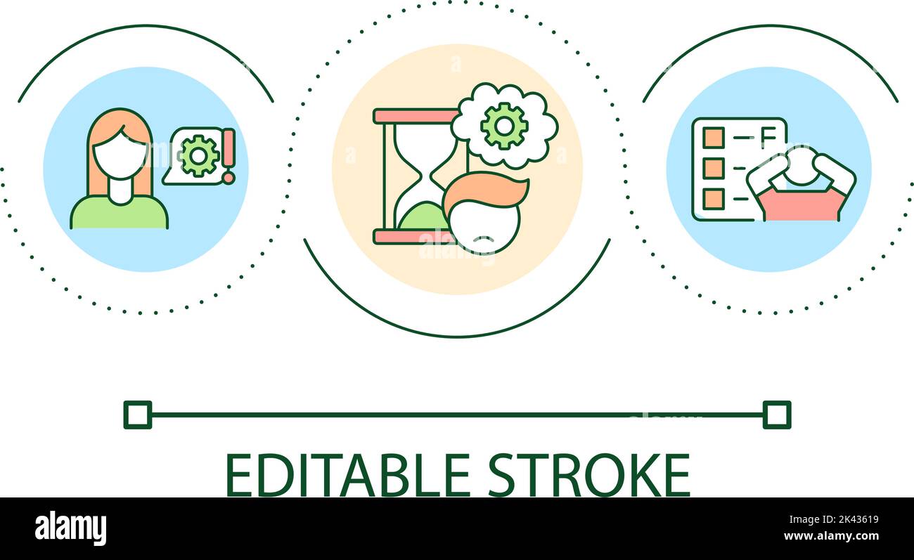Learning difficulties loop concept icon Stock Vector Image & Art - Alamy Learning difficulties loop concept icon Stock Vector Image & Art - Alamy