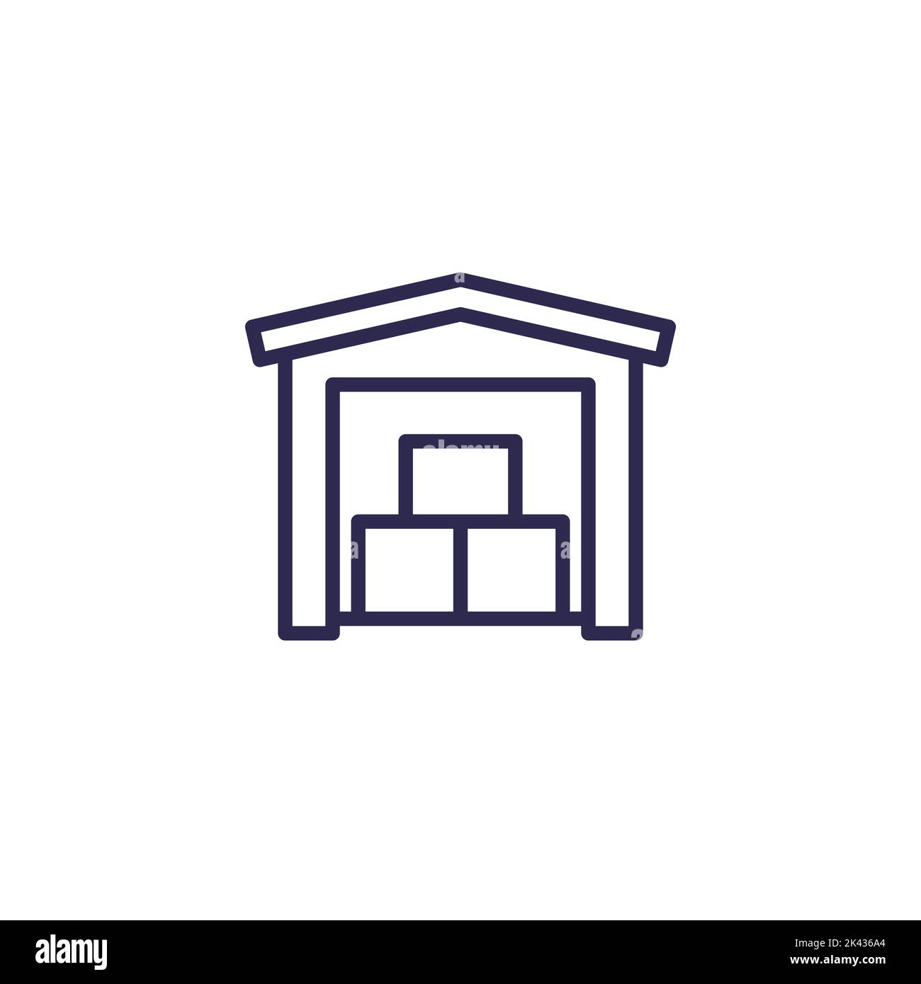 Industrial and warehouse building Cut Out Stock Images & Pictures - Alamy