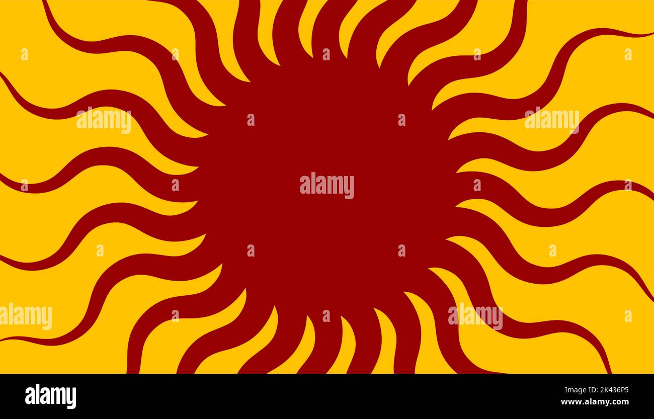 Sun with rays pattern. Vector sun illustration Stock Vector Image & Art ...