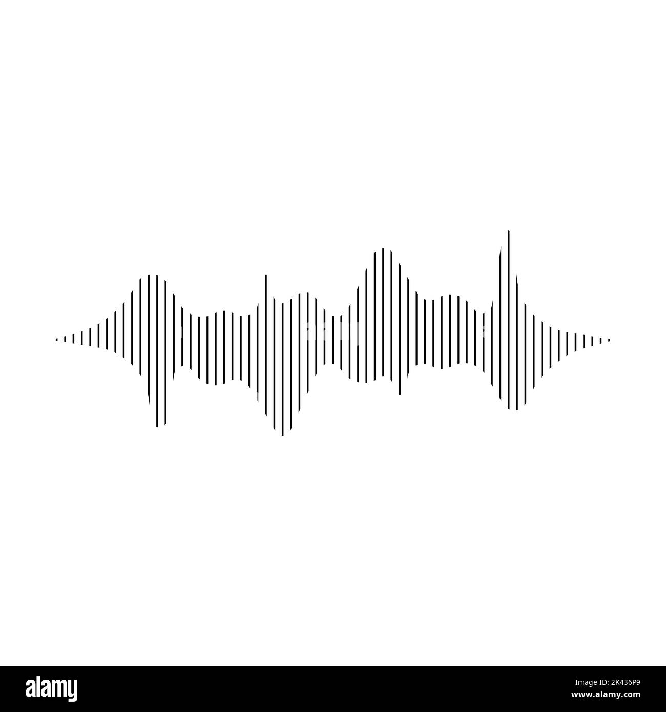 Sound wave graph equalizer Black and White Stock Photos & Images - Alamy