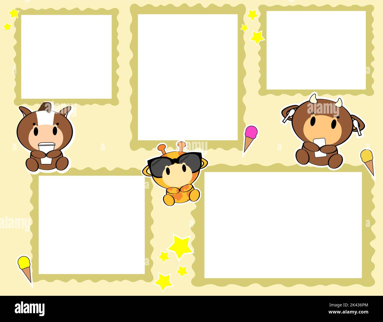 Kawaii animals vector vectors hi-res stock photography and images - Alamy