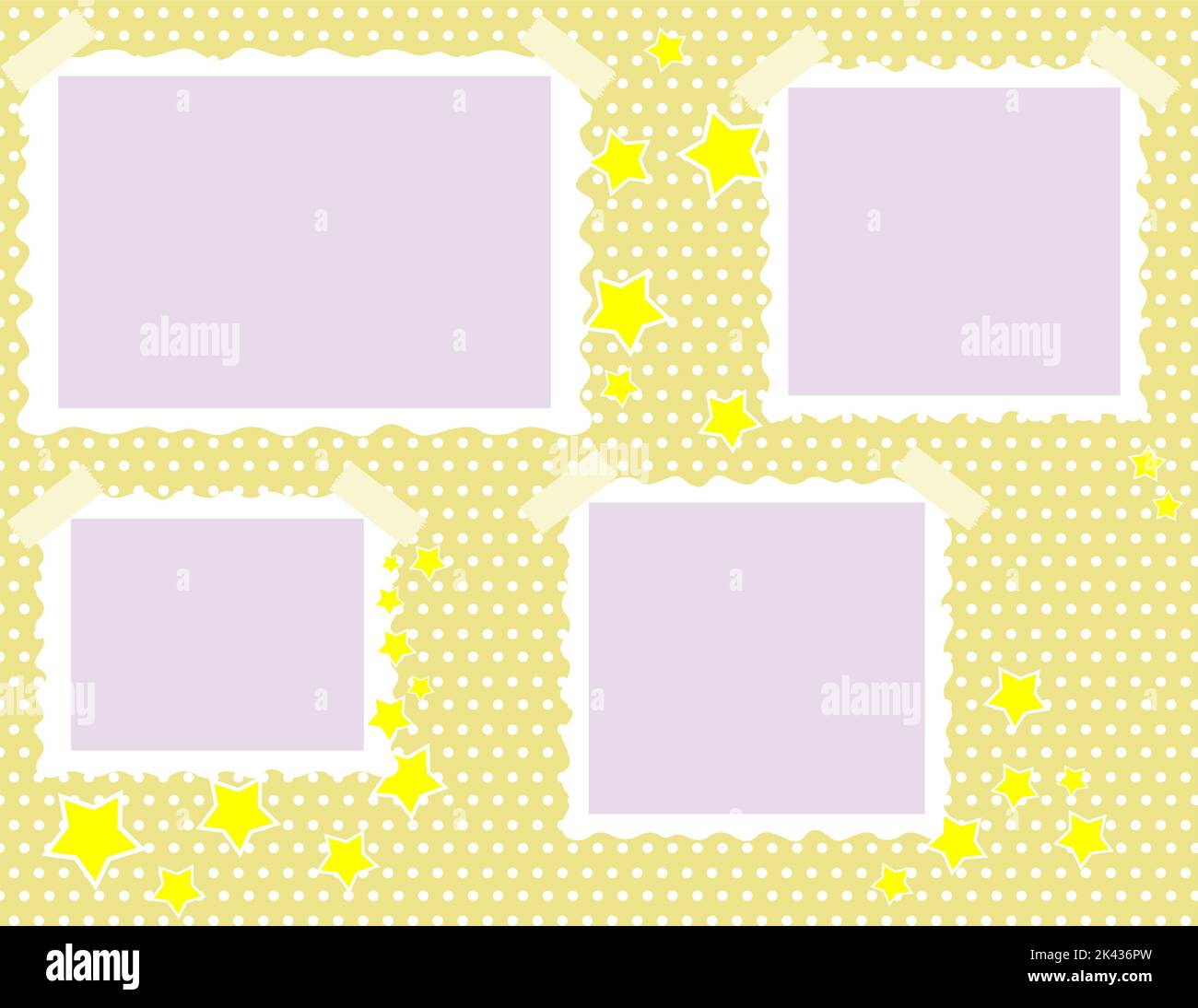 photo album cartoon illustration background. vector format Stock Vector ...