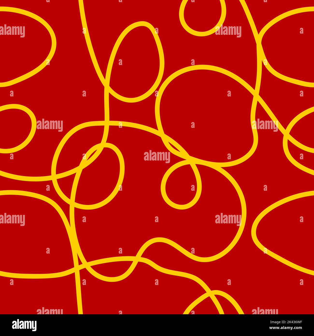 Abstract background with pasta, macaroni or spaghetti. Seamless pattern ...