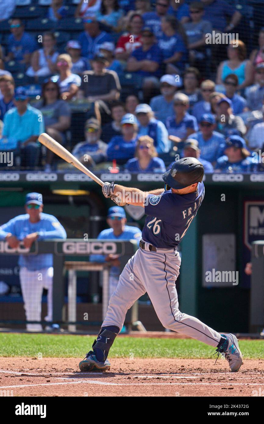September 25 2022: Seattle second baseman Adam Frazier (26) runs to ...
