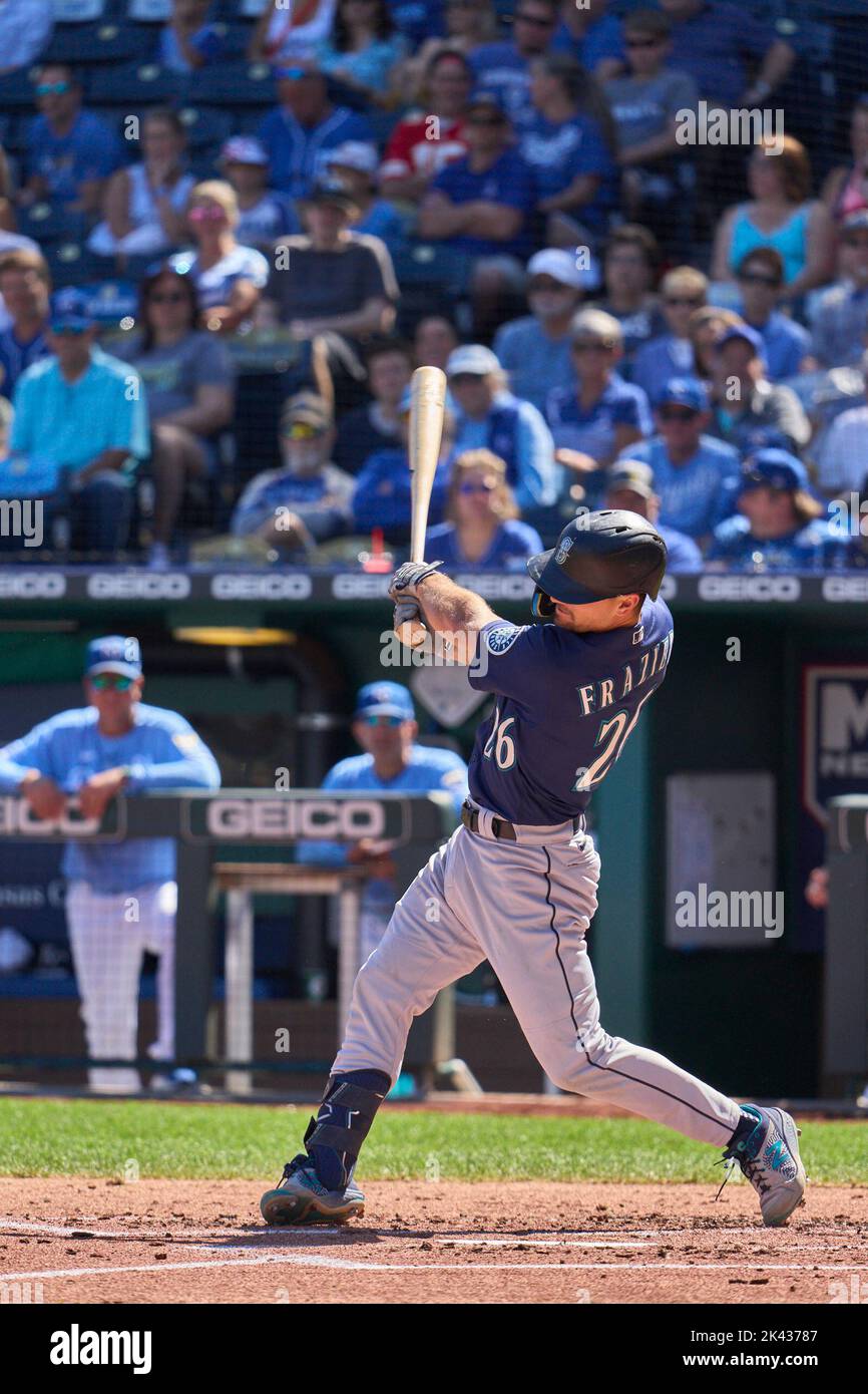 September 25 2022: Seattle second baseman Adam Frazier (26) runs to ...