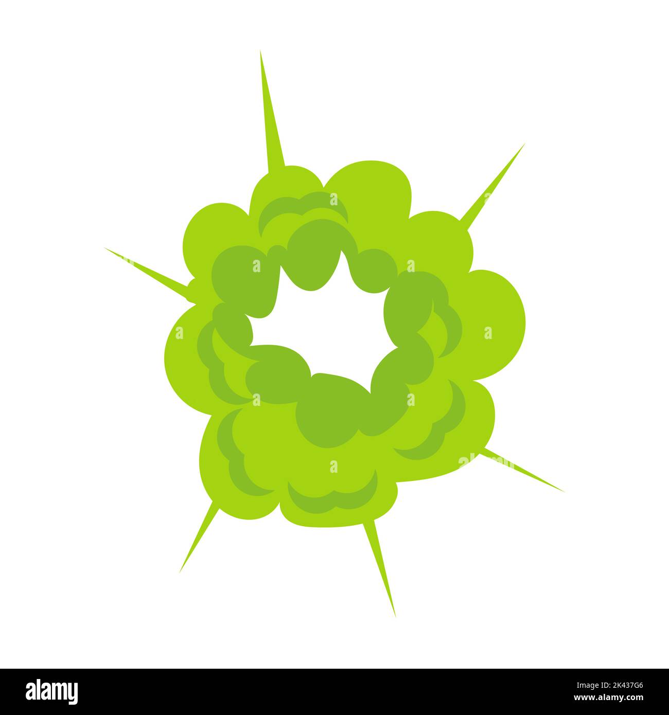 Green poison gas. Toxic icon and polluted cloud. Dangerous dust and ...