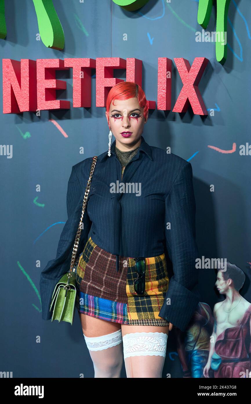 Madrid. Spain. 20220929, Dora Postigo attends 'Rainbow' Premiee at ...