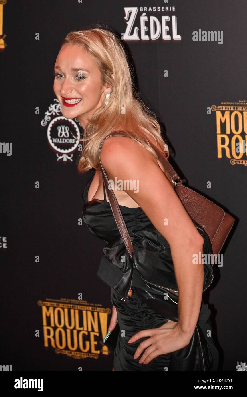 London, UK, 29/09/2022, Amy Conroy Arriver at the Moulin Rouge! The ...
