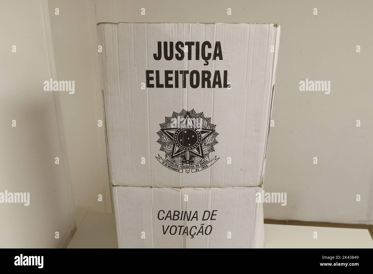 Electronic urn ballot box. Brazilian elections. Digital vote device ...