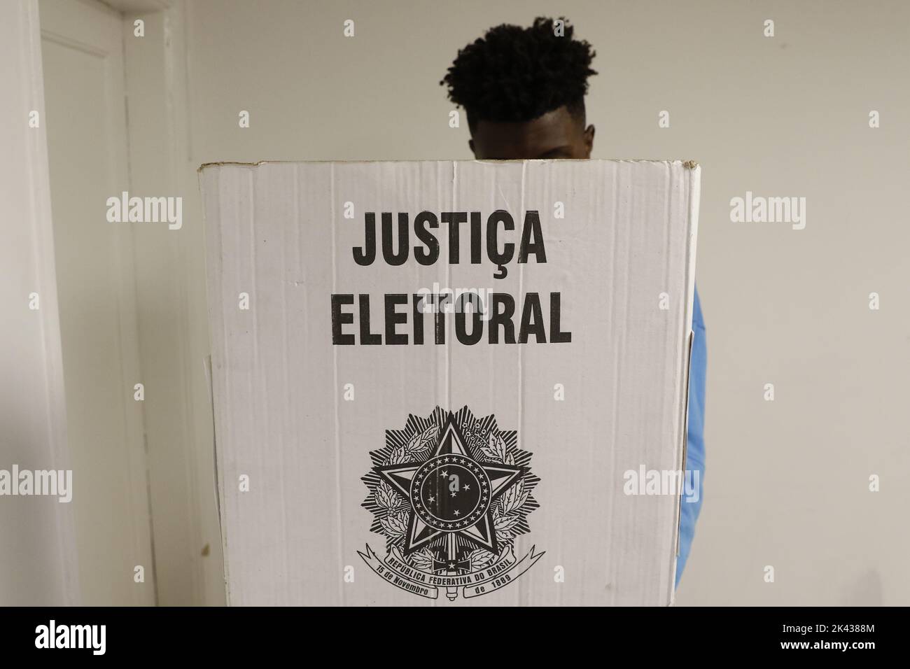 Electronic urn ballot box. Brazilian elections. Digital vote device ...