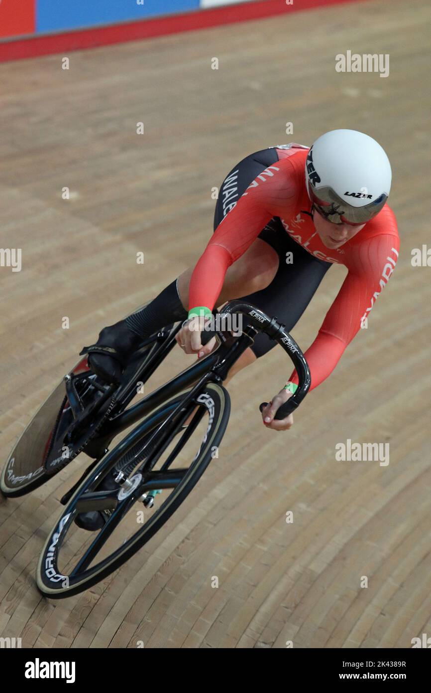 Emma FINUCANE of Wales in the Women's Sprint cycling at the 2022 ...