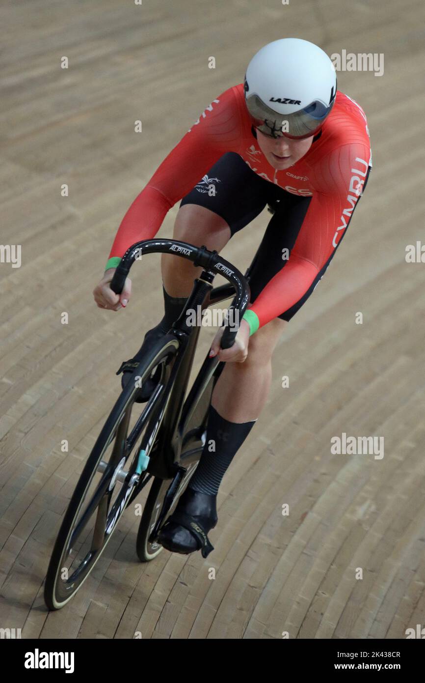 Emma FINUCANE of Wales in the Women's Sprint cycling at the 2022 ...