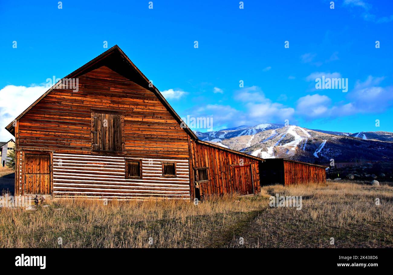 Steamboat Springs Barn Stock Photo - Alamy
