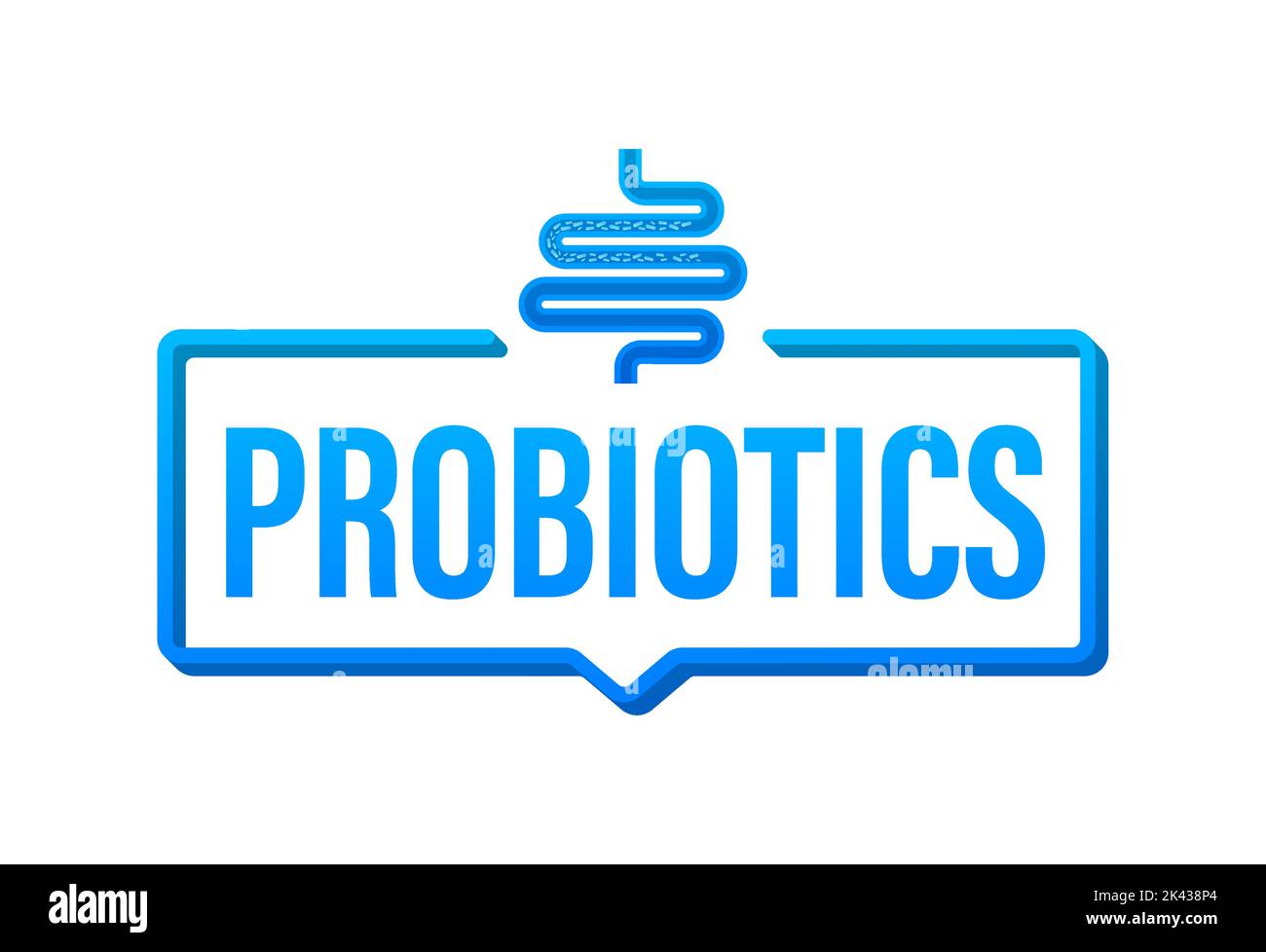 Probiotics Bacteria Lactobacillus Healthy Nutrition Vector