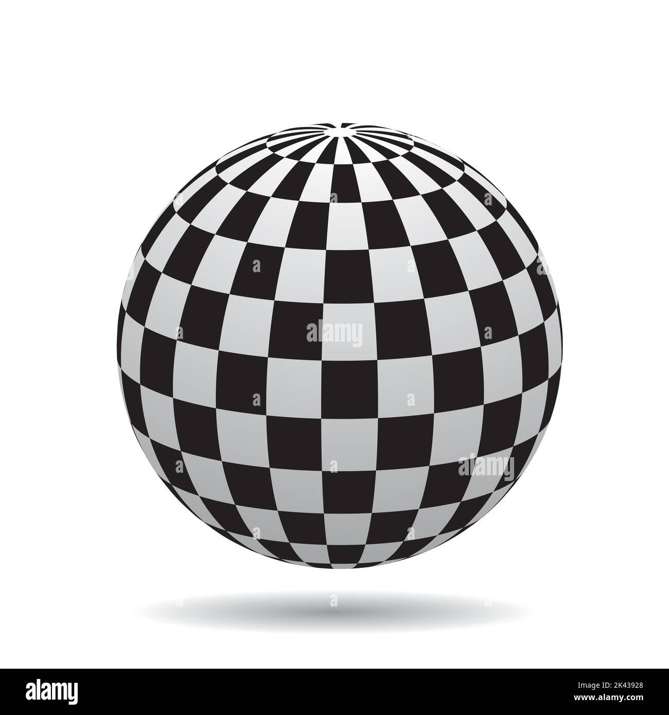 Abstract halftone 3d sphere, realistic 3d printed ball. Vector ...