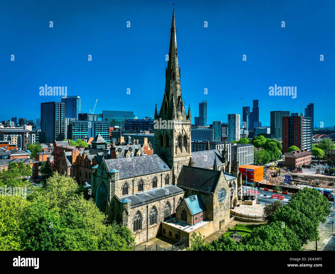 Aerial Photograph of Salford Catholic Cathedral Stock Photo - Alamy Aerial Photograph of Salford Catholic Cathedral Stock Photo - Alamy