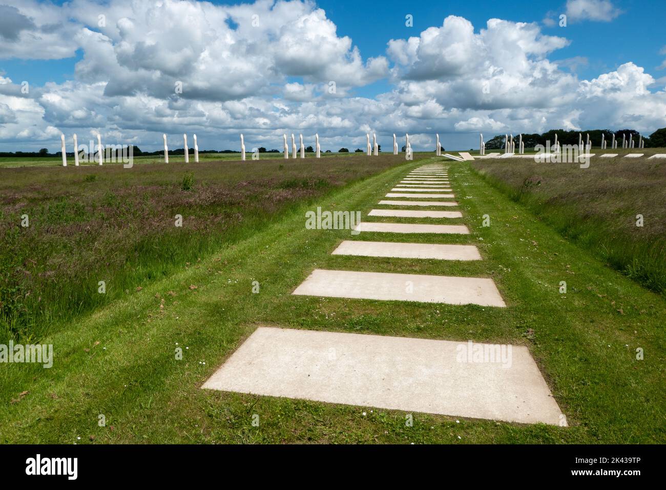 Stone ship at World Heritage Site Jelling, Denmark Stock Photo - Alamy