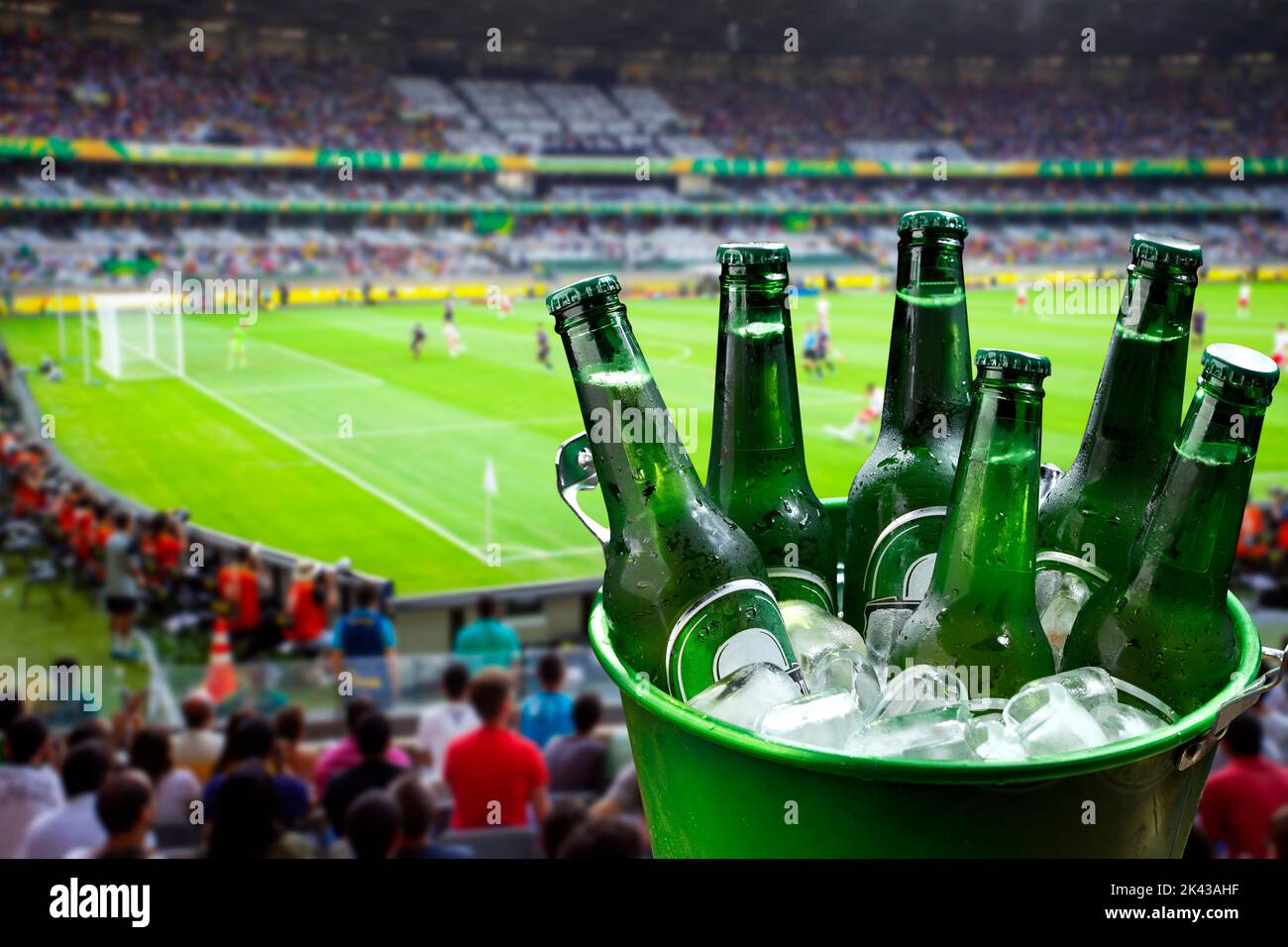 Beer, football in the world cup Stock Photo - Alamy