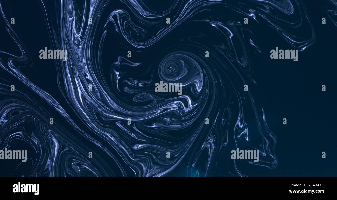 Ink water. Spreading paint clouds. Multicolor dye mixing. Art ...