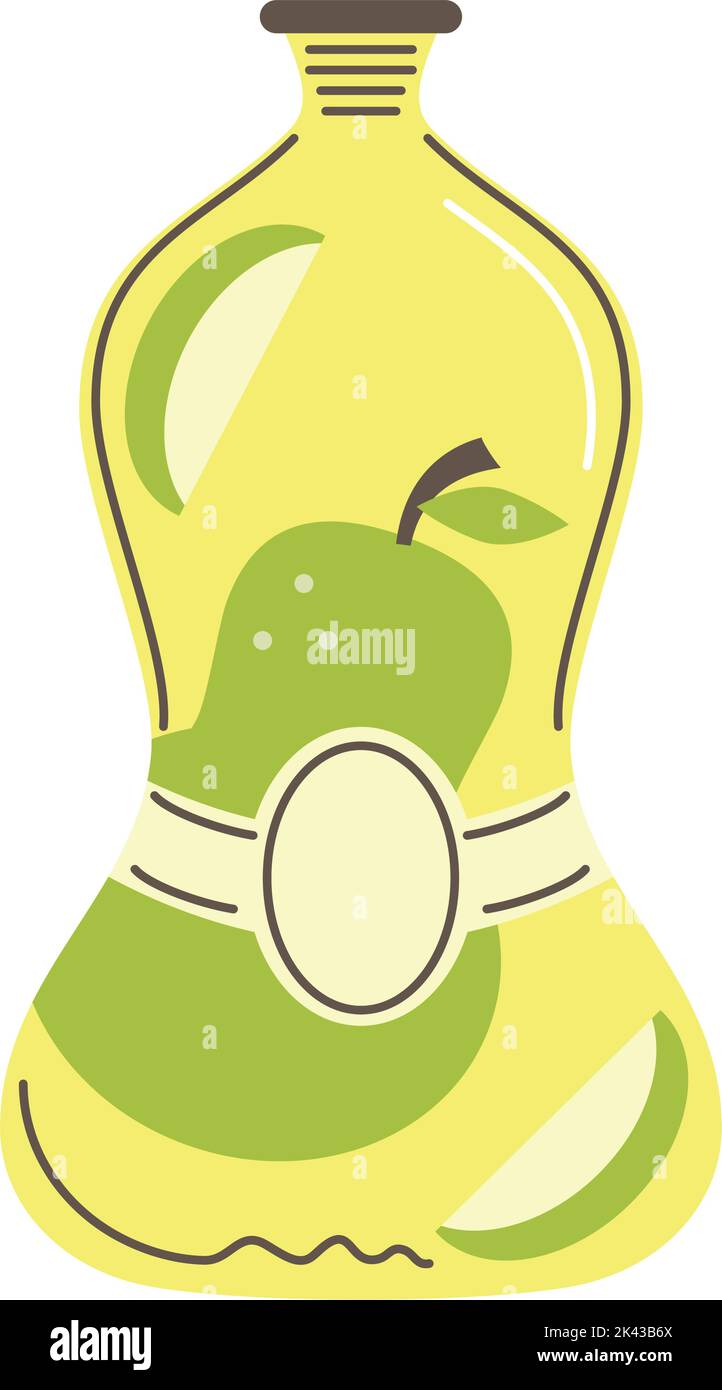 pear bottle juice beverage Stock Vector Image & Art - Alamy