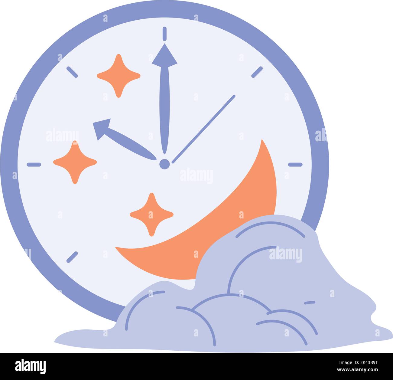 time clock, bedtime Stock Vector Image & Art - Alamy