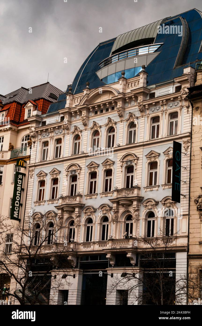 Bohemian Art Nouveau in Prague, Czech Republic Stock Photo - Alamy