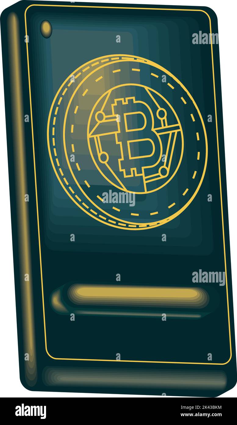 cryptocurrency bitcoin by phone Stock Vector Image & Art - Alamy