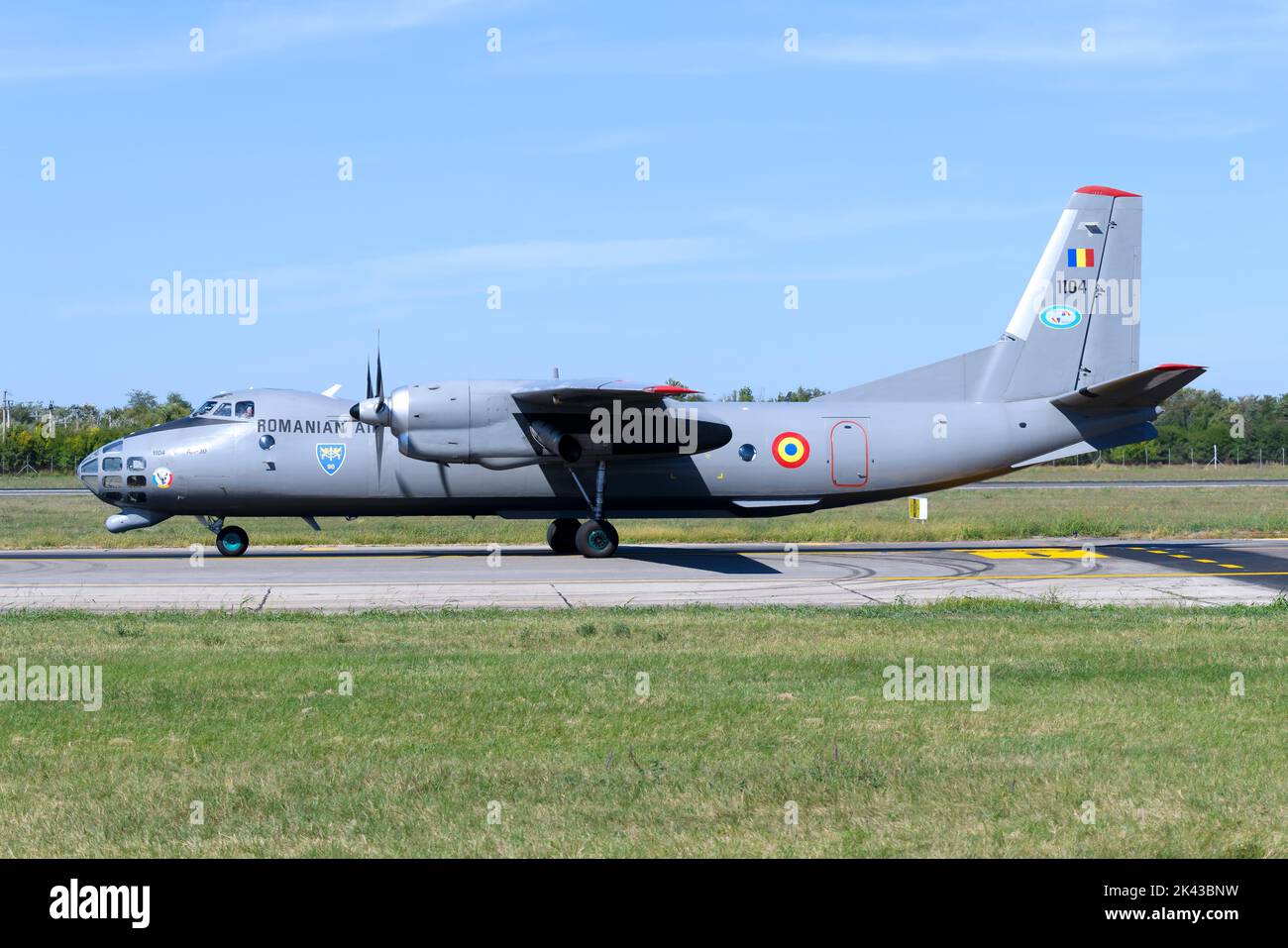 Romania - Air Force Antonov An-30 aircraft at Bucharest Airport ...