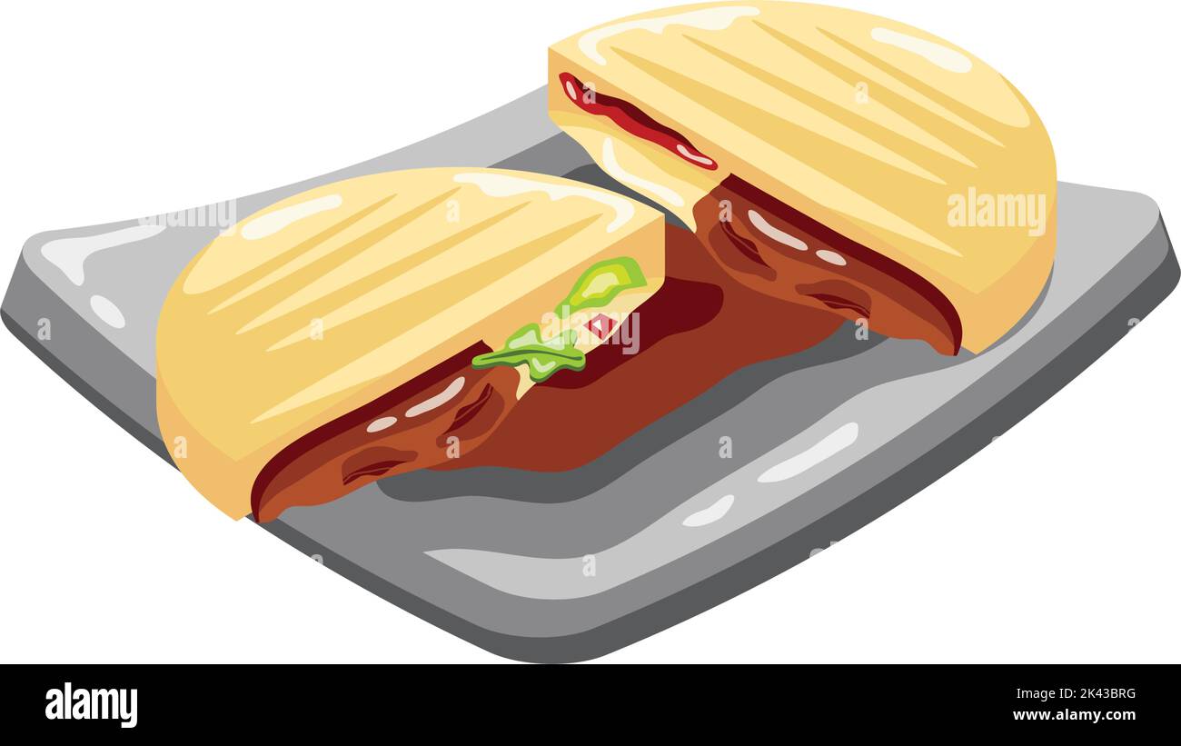 Enchilada dish Stock Vector Images - Alamy