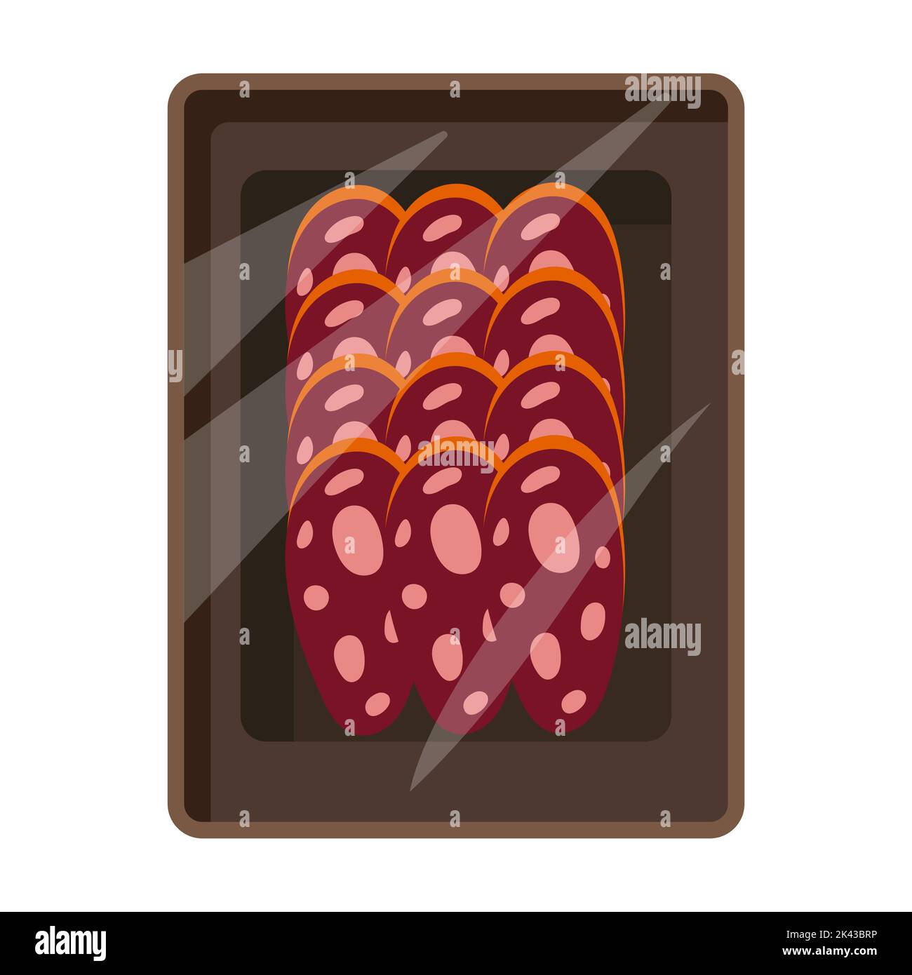 Deli meat supermarket Stock Vector Images - Alamy