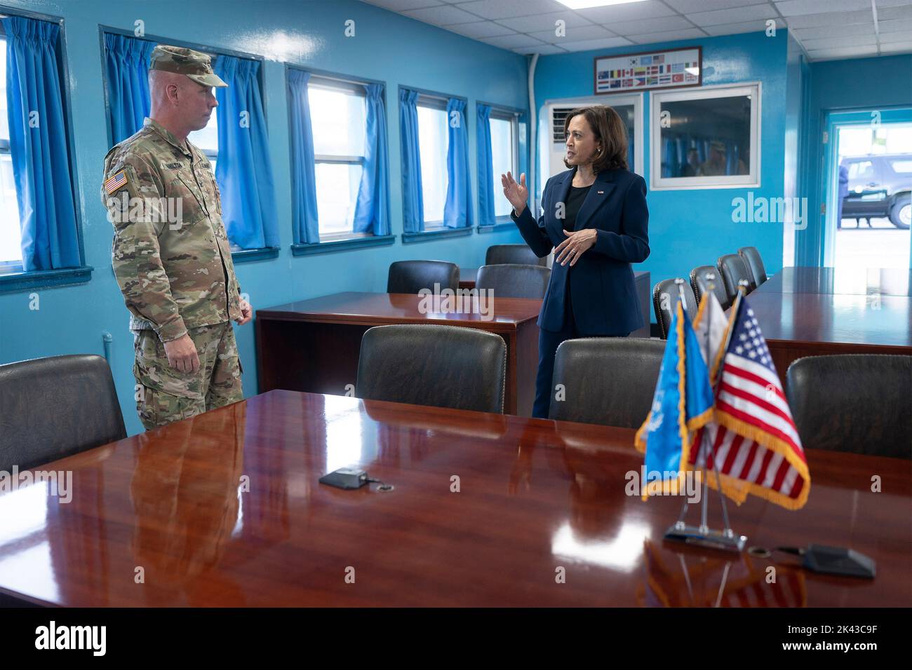 Panmunjom, South Korea. 29th Sep, 2022. U.S Vice President Kamala ...