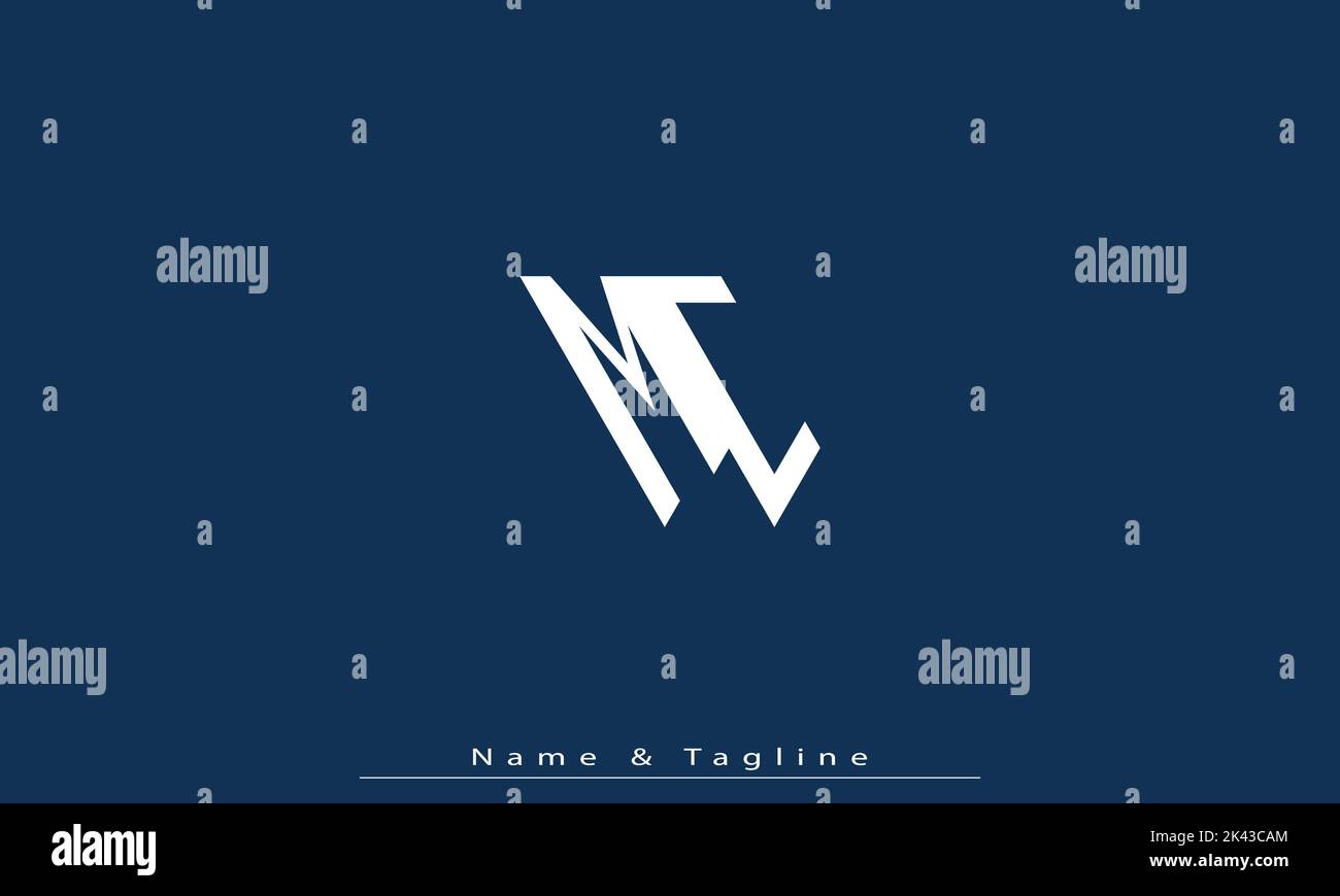 Alphabet letters Initials Monogram logo MC , CM Stock Vector Image ...