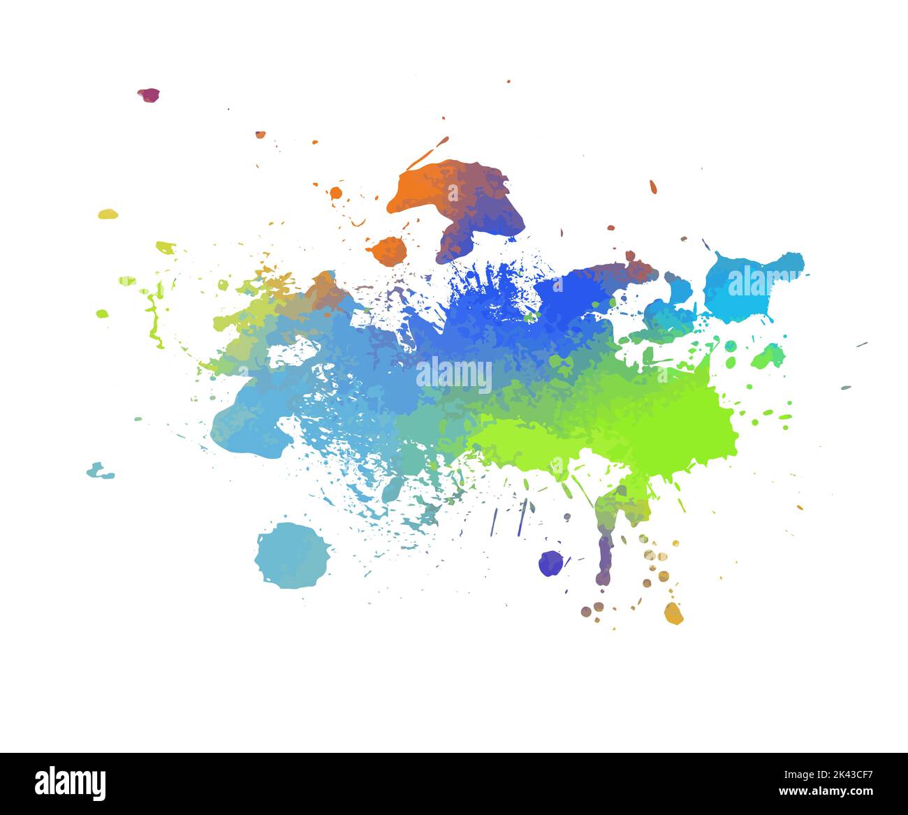 Multicolored blot object. Vector illustration Stock Vector Image & Art ...