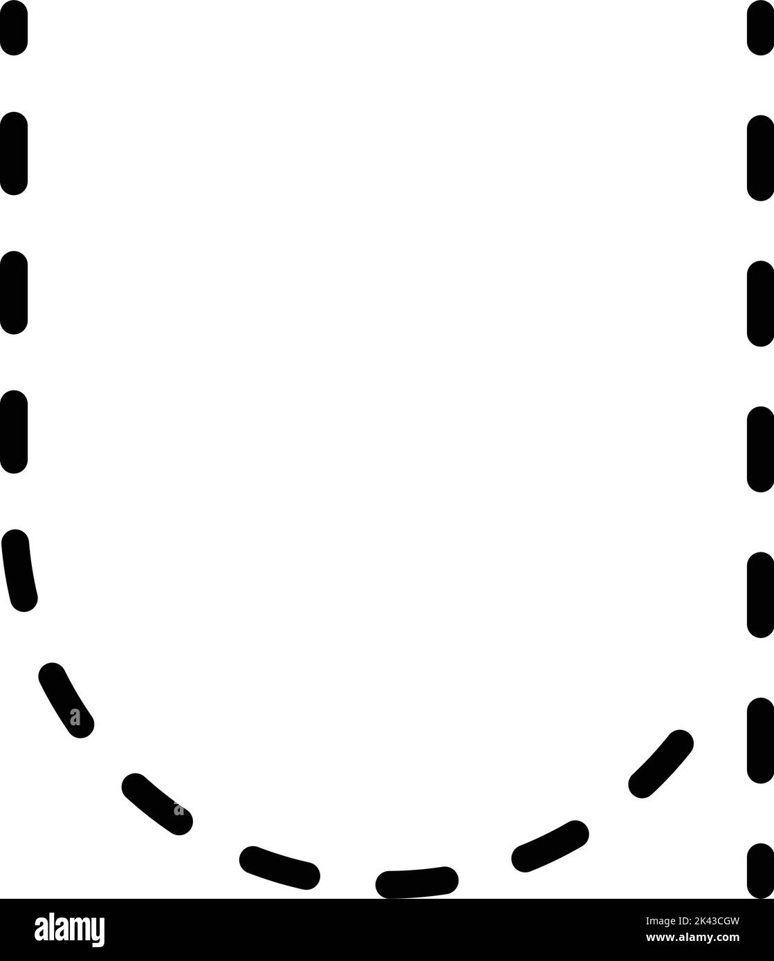 Alphabet u tracing hi-res stock photography and images - Alamy