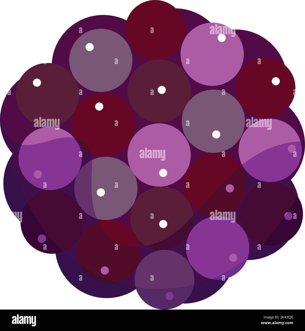 Isolated colored blackberry candy icon Vector Stock Vector Image & Art ...