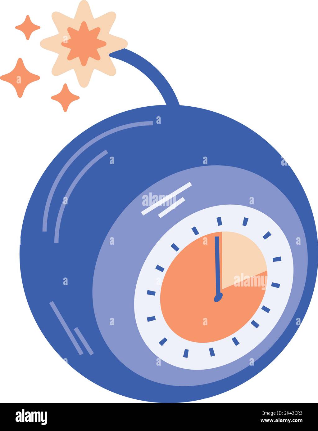 Dynamite bomb clock timer Stock Vector Images - Alamy