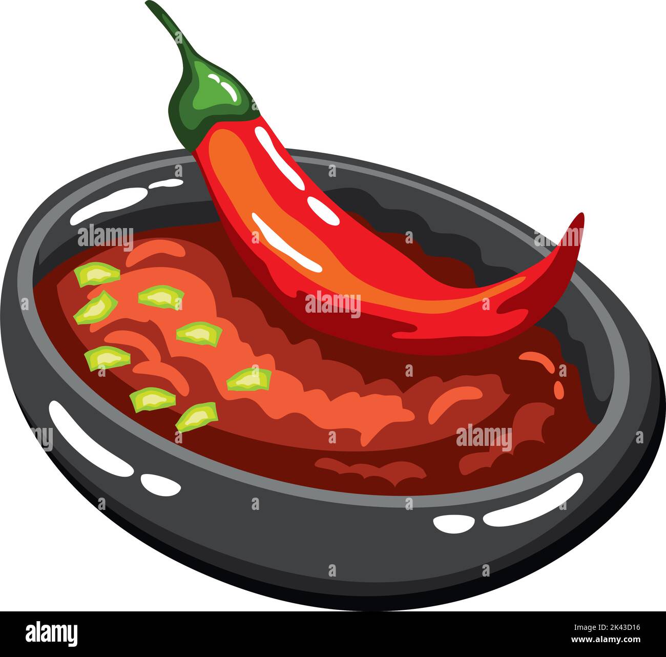 Mexican refried beans Stock Vector Images - Alamy